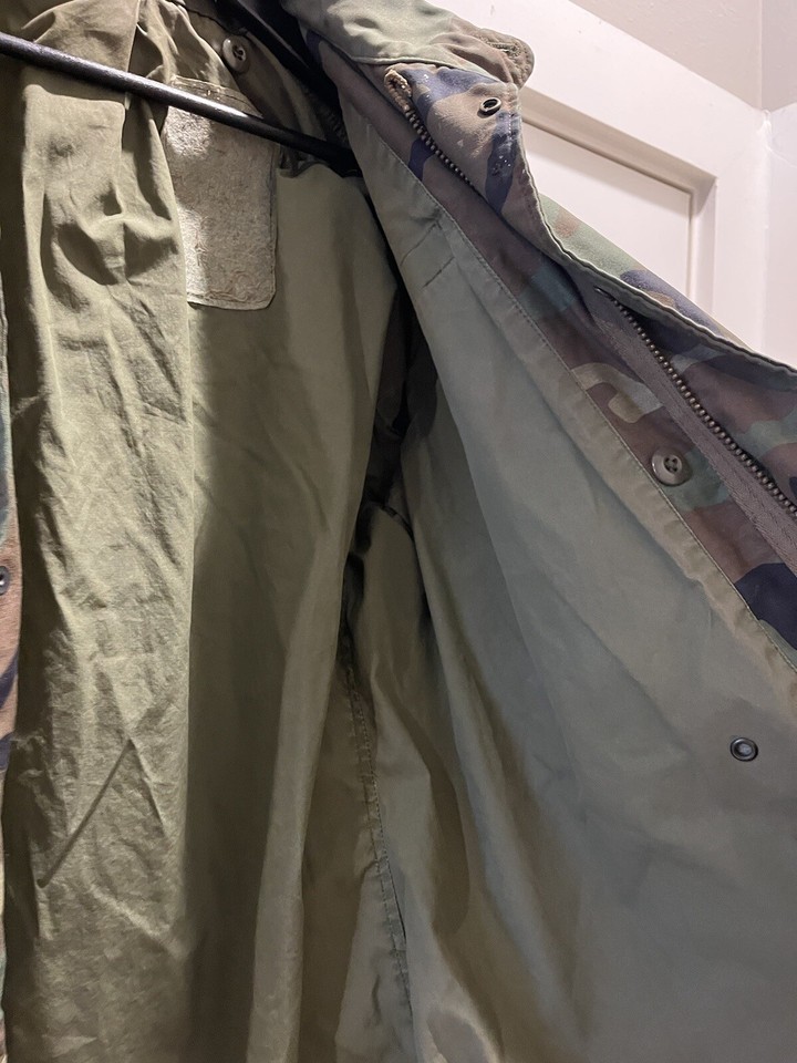 VTG M65 Field Jacket Medium army military US ARMY coat VIETNAM green ...