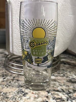 Colorado The State Of Craft Beer Pint Glass 2024 PINT GLASS DAY! | eBay