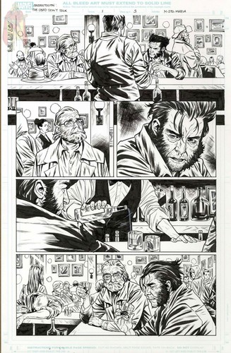 Sabretooth: the Dead Don't Talk issue 1 page 1 & 3 by Michael Sta ...