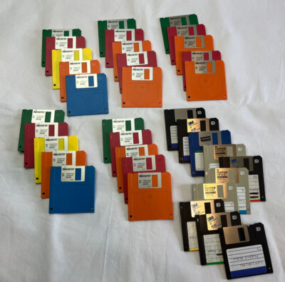 35 Memorex Fujifilm Floppy Disks IBM Format 2SHD MF2HD PS/2 High ...