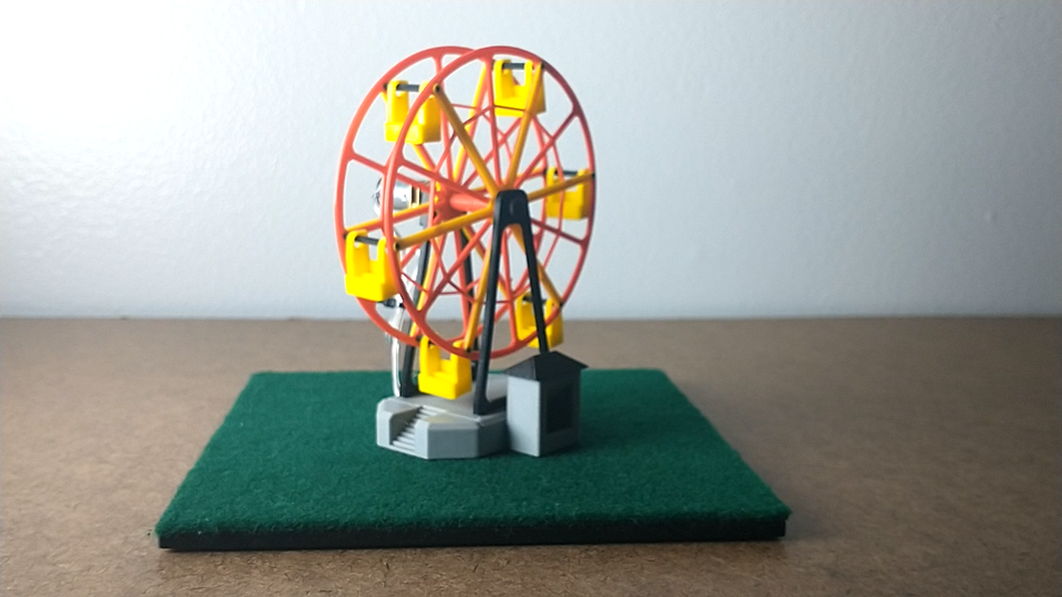 Micro Ferris Wheel Model Ride - N Scale - Motorized | eBay