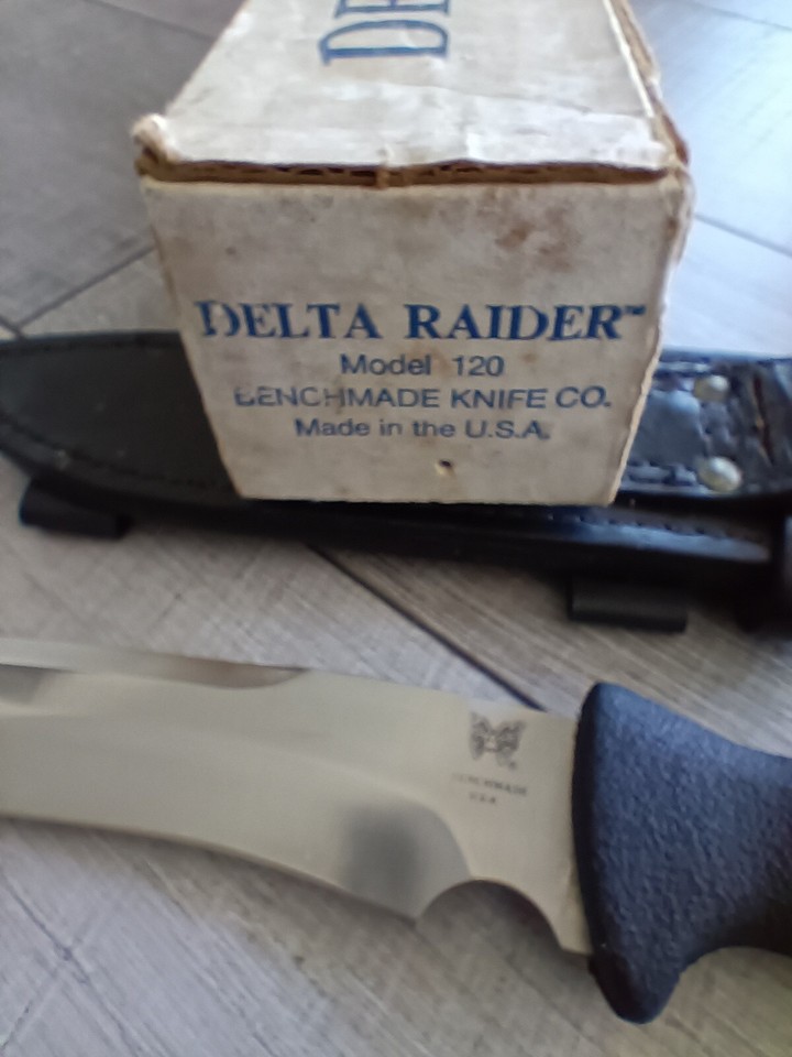 Vintage Benchmade Delta rider fixed knife Ultra rare Never Used In Box ...