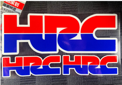 3 x HRC Tank Helmet Racing Decal Kit For Honda Motorcycle Stickers Wing ...