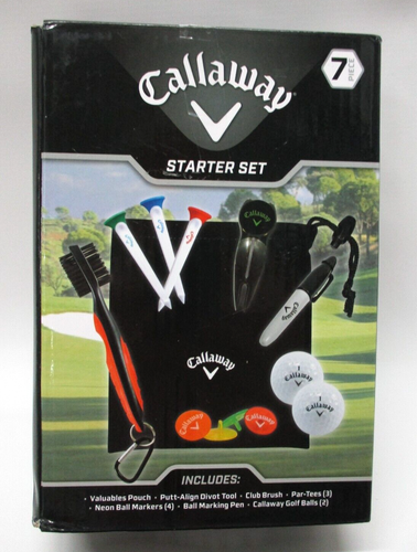 Callaway Golf Gift Set - Divot Tool, tees, balls, markers, pen ...