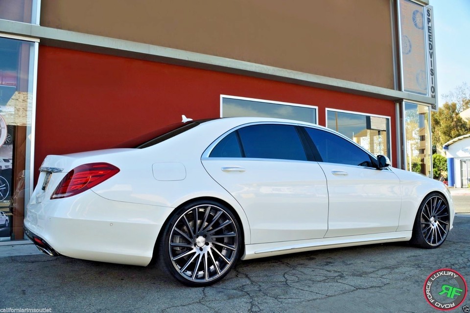 22” RF16 STAGGERED WHEELS RIMS FOR MERCEDES S CLASS W221 W222 S450 S550 ...
