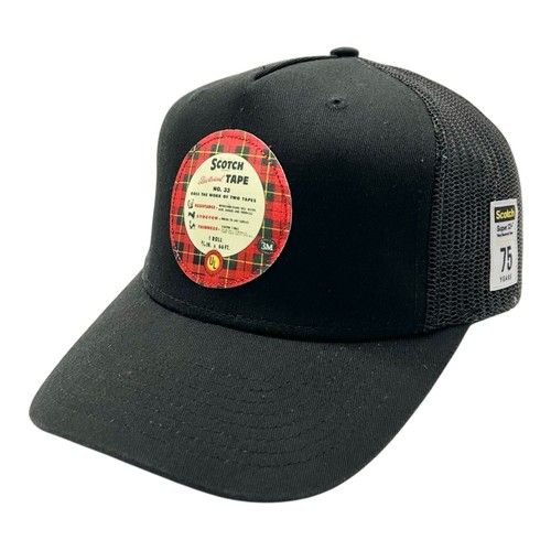 Scotch Tape Hat Cap Snapback No. 33 Electrical Tape Black Meshback 75 ...