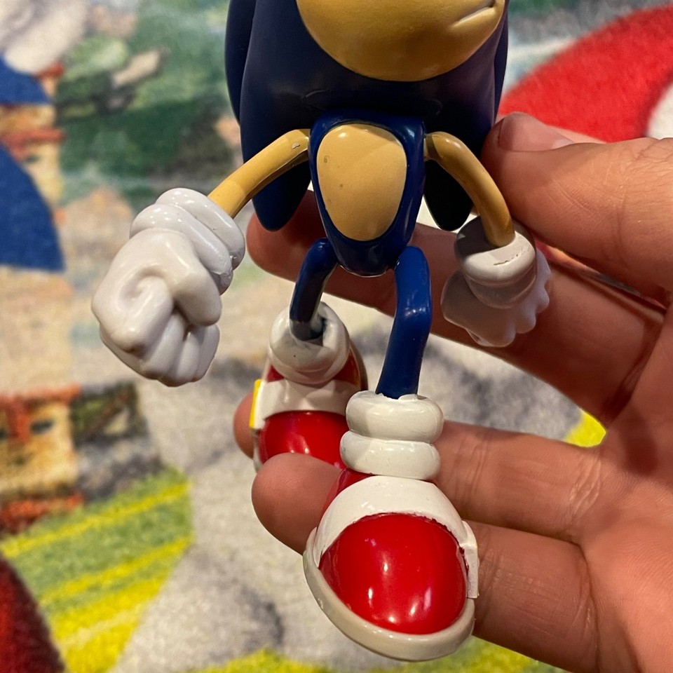 Sonic The Hedgehog Sonic X Running Sonic Figure Toy Island Megabot 2006 ...