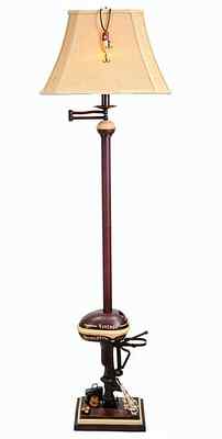 Vintage Style Fishing Boat Outboard Motor Floor Lamp Nautical Lake ...