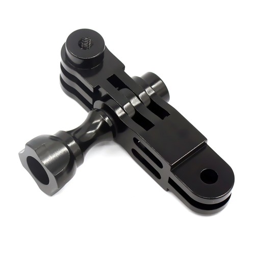 1 PC 3-Way Adjustable Extension Aluminum Mount Pivot Arm Adapter For ...