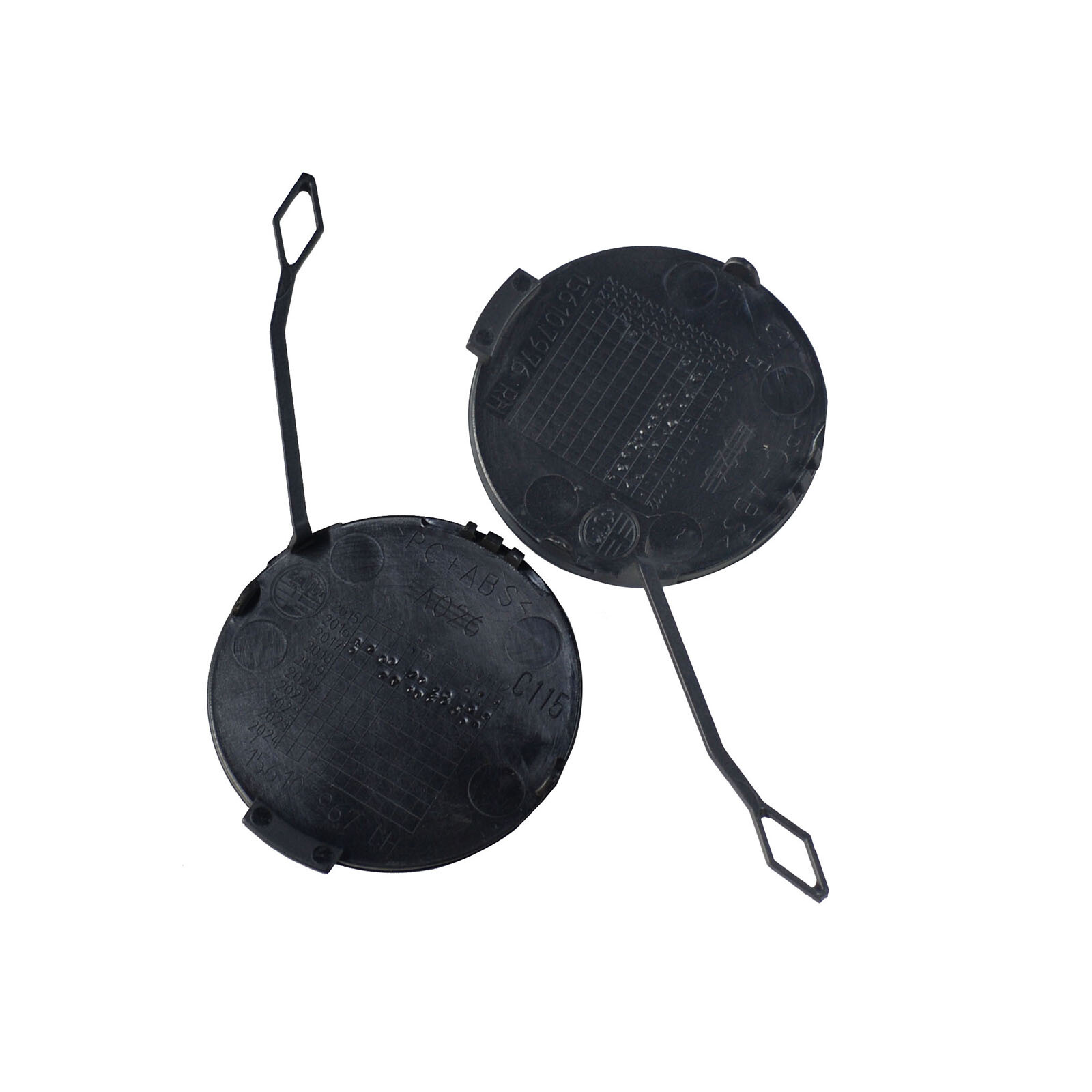 1Pair Front Bumper Tow Hook Eye Caps Cover Fit for Alfa Romeo Giulia ...