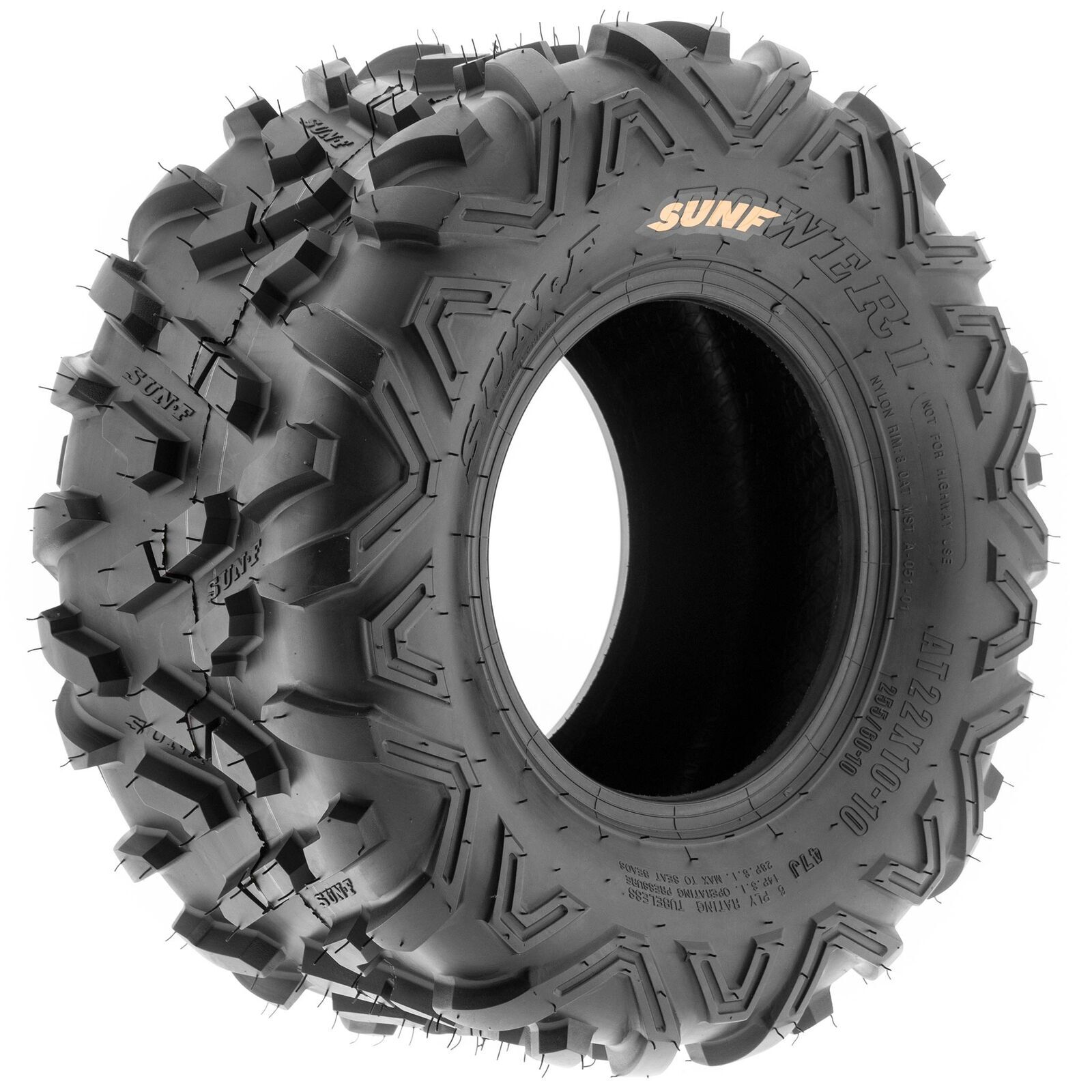 SunF 20x10-9 20x10x9 20-10-9 6PR ATV UTV Tires All Terrain A051 [Set of ...