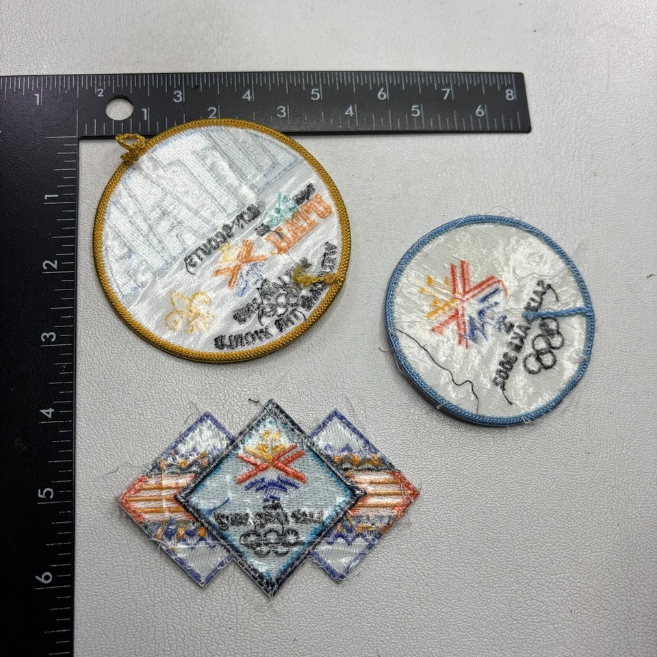 Vtg 3 Patches Lot Utah 2002 SALT LAKE WINTER OLYMPICS Patch Lot 541K | eBay