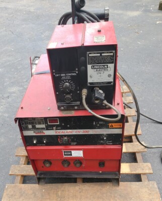 Lincoln IdealArc CV-300 MIG Welder Power Source w/LN-7 Wire Feeder 300 ...