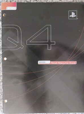 Extremely RARE Sony Playstation 2 PSP 2006 Q4 Retail Resource Guide | eBay