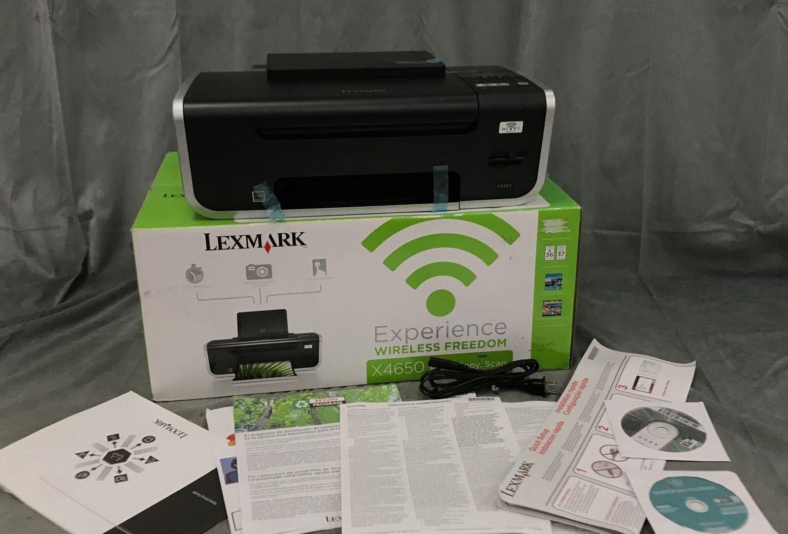 Lexmark X4650 Printer Wifi Scan Copy Photo All In One OPEN BOX | eBay