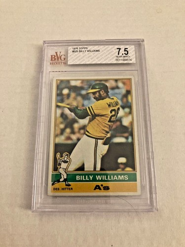 1976 Topps Billy Williams Card #525 BVG 7.5 Near Mint + Rare | eBay