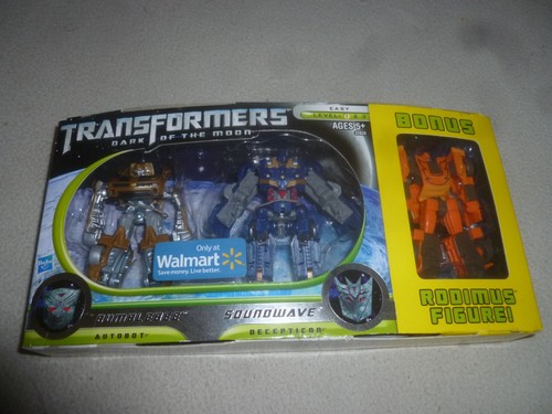 NEW TRANSFORMERS DARK OF THE MOON BUMBLE BEE SOUNDWAVE SET PLUS RODIMUS ...