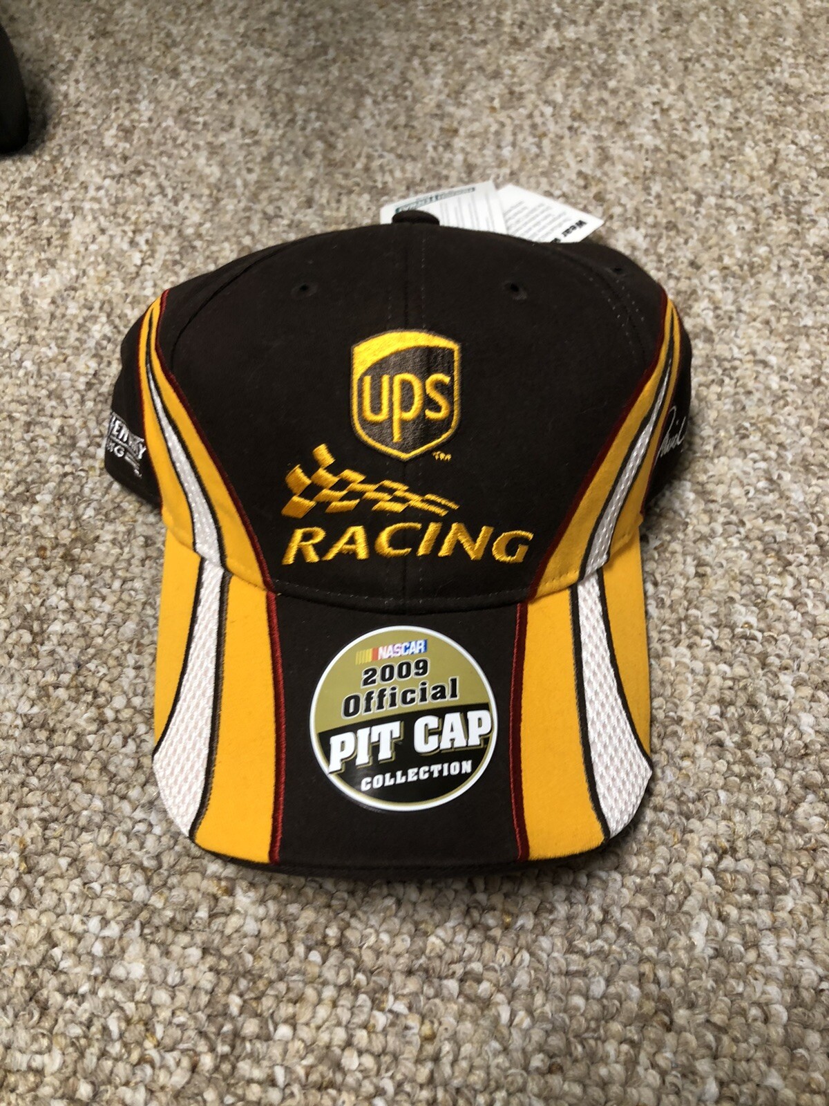 2009 UPS racing #6 David Ragas Roush - Fenway Racing NASCAR Pit Cap NEW ...