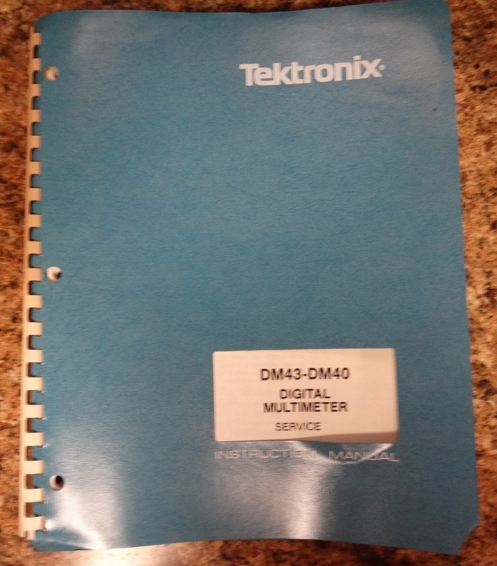 Tektronix DM43-DM40 Instruction Manual | eBay