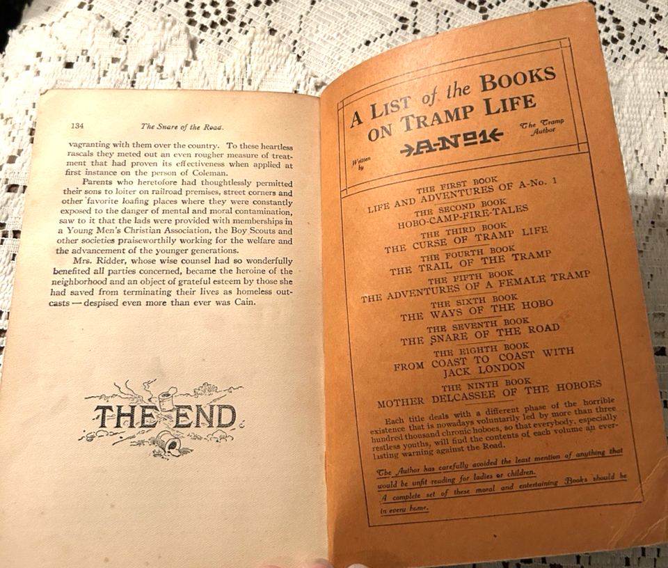 The Snare of the Road A-No 1 The Famous Tramp No 7 1916 | eBay