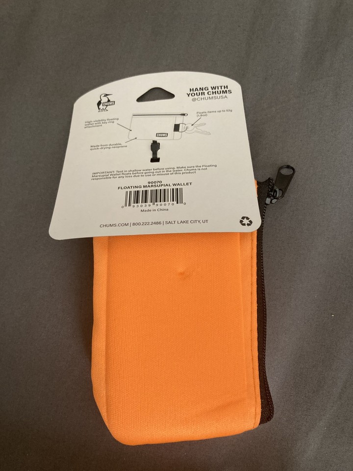 Chums Floating Marsupial Keychain Wallet Orange | eBay