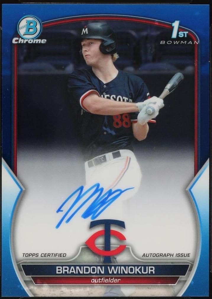 2023 Bowman Draft - Chrome Prospect Autographs Brandon Winokur #CDA-BWN ...