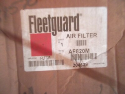 New FLEETGUARD Air FILTER AF820M | eBay