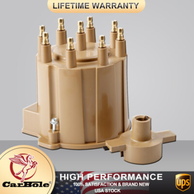 Distributor Cap Rotor Button Kit For Chevy Pontiac GMC HEI 305 350 454 ...