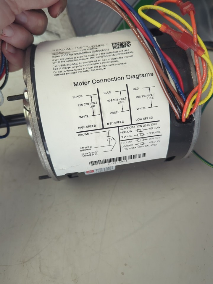 US Motors 8905 Blower-Direct drive HP 3/4, Volts 208-230 | eBay