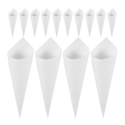 60 Pcs Paper Petal Cone Craft Cones Confetti Flower for Bouquets | eBay