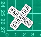 Railroad Train Crossing Sign Sticker Decal country subway | eBay