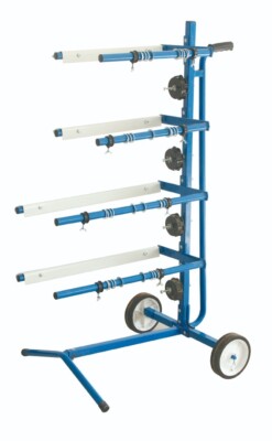 Auto Body Shop Tree Masking Machine Portable Multiple Rolls Tree Stand ...