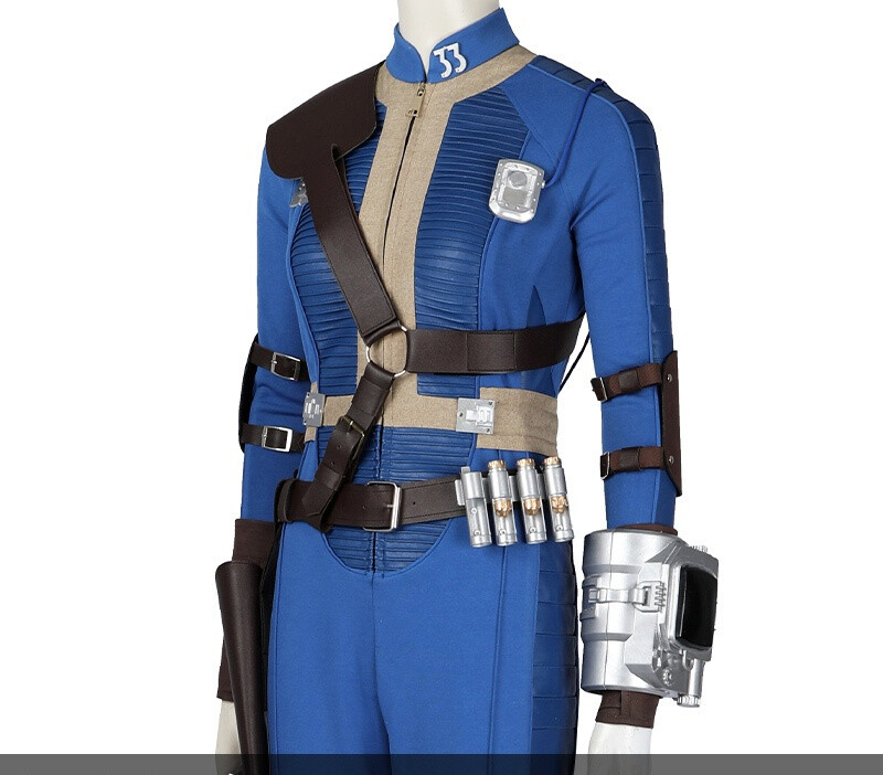 2024 Fallout Season1 Women Blue Cosplay Outfit Jumpsuit Costume Suit ...