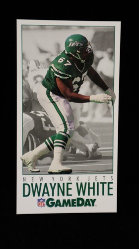 1992 Dwayne White RC New York Jets GameDay Card #303 | eBay