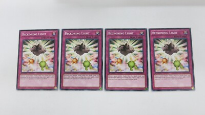 4x BECKONING LIGHT TRAP 1ST EDITION SDLI-EN033 COMMON YUGIOH NM ...