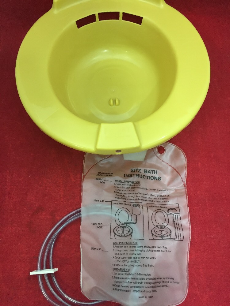 ONE NEW MEDICAL ACTION Sitz Bath With Bag Gold H990-05 | eBay