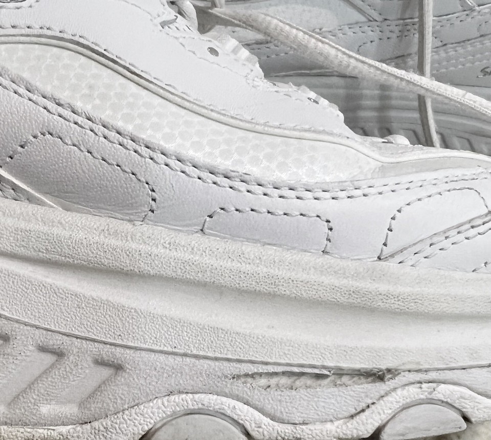 SKECHERS Shape Ups Women Shoes Sz 8.5 White 11800 Fitness Walking ...