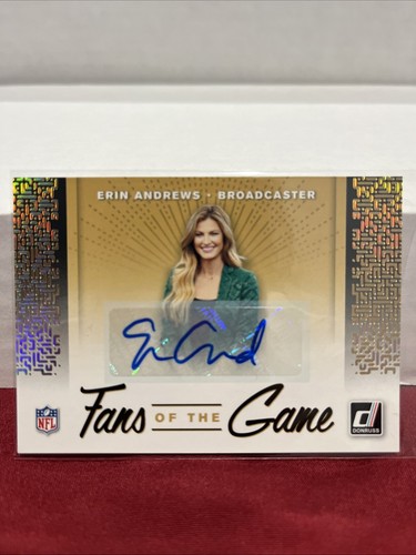 2019 Panini Donruss Erin Andrews Fans Of The Game Autograph Auto #FTG-1 ...