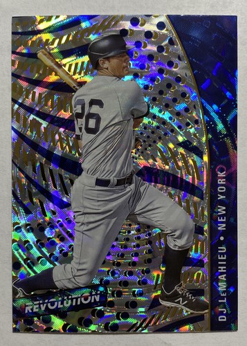 2021 Panini Chronicles Revolution DJ LeMahieu New York Yankees Fractal ...
