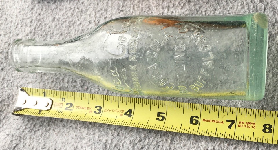 VERY RARE Vintage Early 1900s Straight Sided Coke Bottle Coca Cola ...
