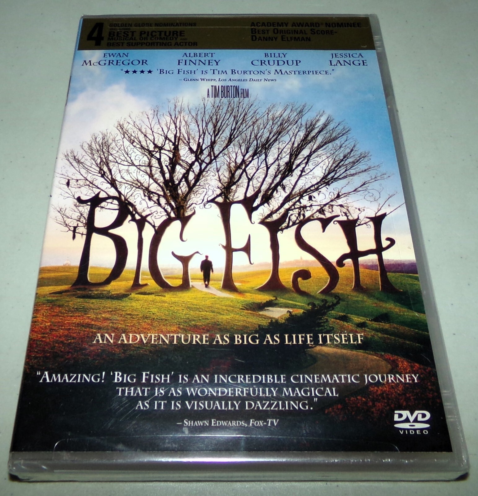 Big Fish (DVD, 2004, Widescreen) Ewan McGregor, Albert Finney, Jessica ...