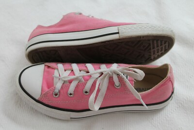 Converse All Star Girls Pink Shoes Kids Size 3 Sneakers | eBay