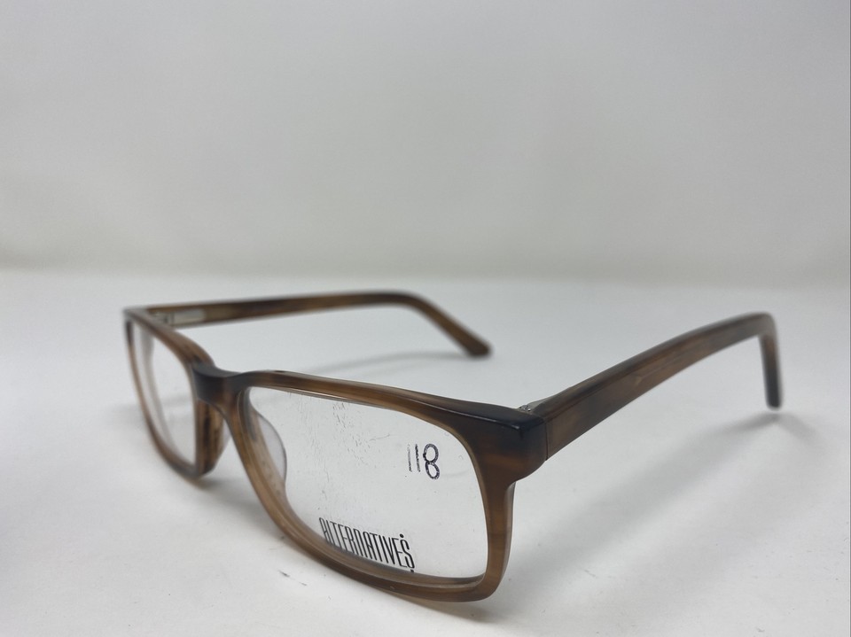 Alternatives Eyeglasses Frames ALT-48 53-16-140 Brown Full Rim SA40 | eBay