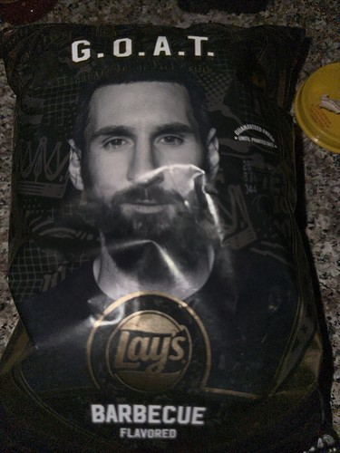 Lay’s Limited Edition Lionel Messi BBQ Chips NEW World Cup Champions ...