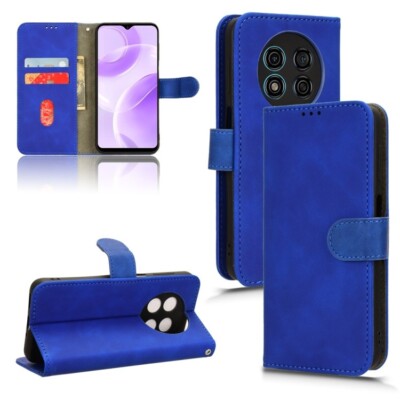 For Ulefone Note 15 Skin Feel Magnetic Flip Leather Phone Case Cover ...