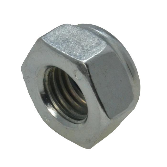 Hex Nyloc Nut M22 (22mm) x 1.50mm Pitch Metric Fine Class 8 Zinc DIN985 ...