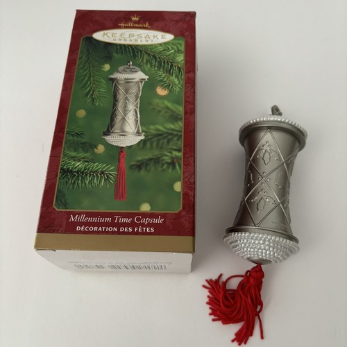 Hallmark Keepsake Millennium Time Capsule Christmas Holiday Tree 2000 ...