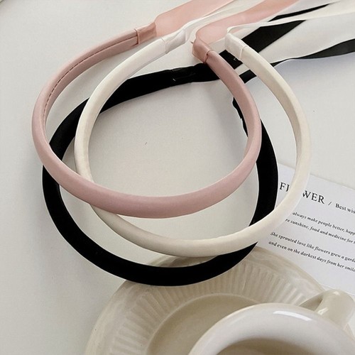 Women Ribbon Hair Hoop Thin Headband Balletcore Bow Headband Korean ...
