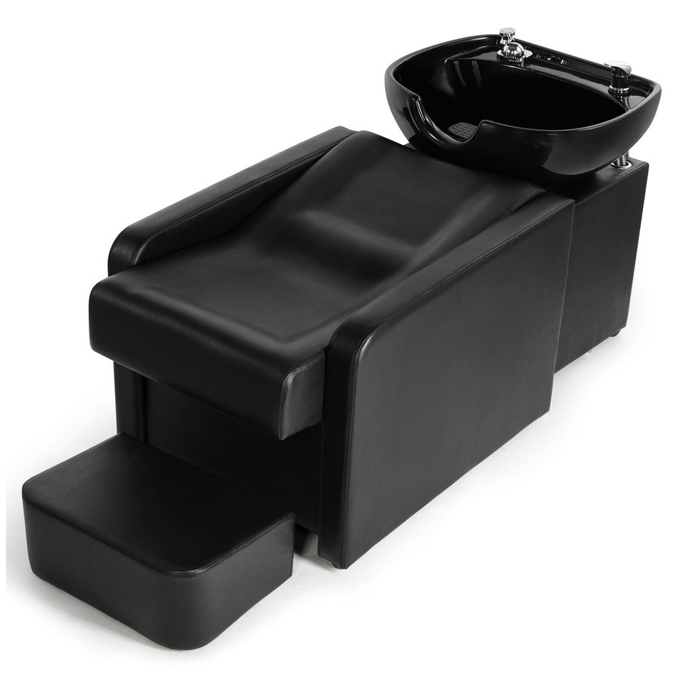 Artist Hand Backwash Unit Ceramic Bowl Sink Barber Chair Shampoo ...