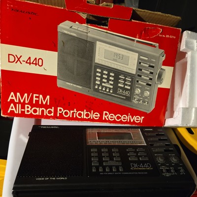 Radio Shack Realistic DX-440 Am/Fm All Band Portable Receiver NOS HTF ...